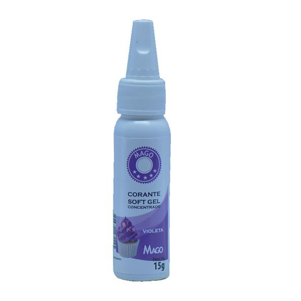 Corante Mago Soft Gel 15g Violeta - Azul Atacarejo