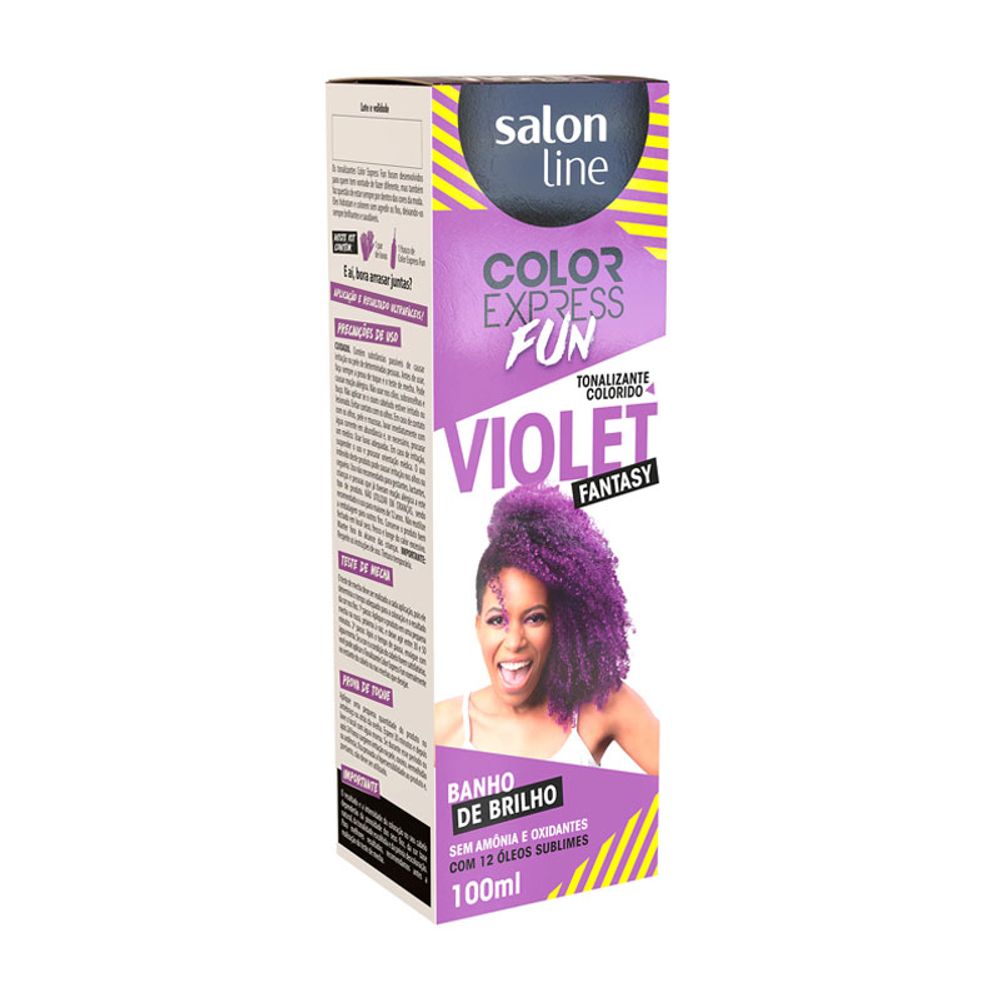 Tintura Color Express kit Fun Violet 100g - Azul Atacarejo