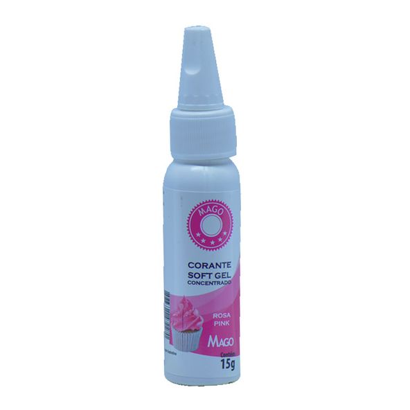 Corante Mago Soft Gel 15g Rosa Pink - Azul Atacarejo