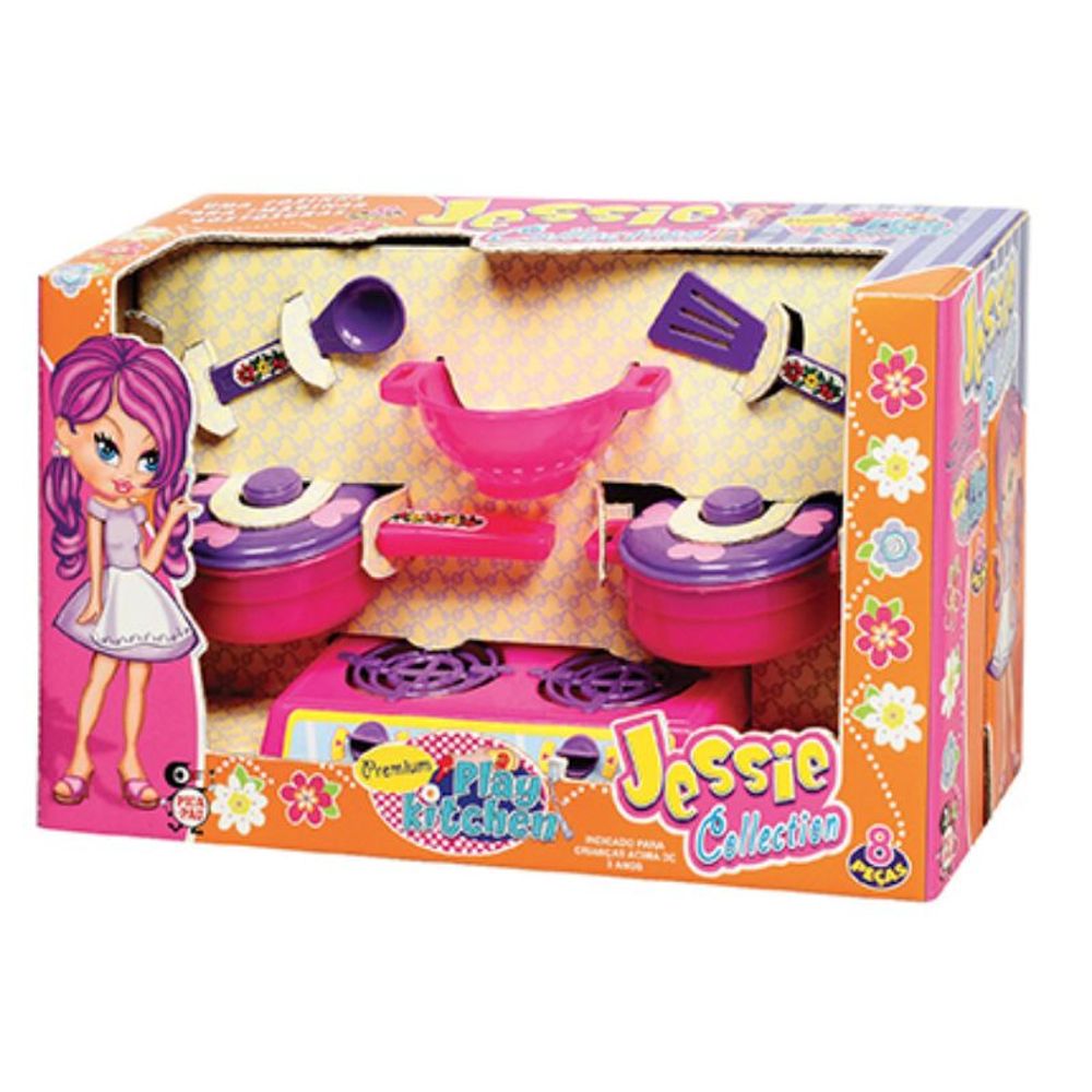 Caixa Premium Jessie Collection Brinquedos Pica Pau - Azul Atacarejo